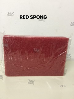 ฟองน้ำล้างรถ Red sponge – TK – Cleaning
